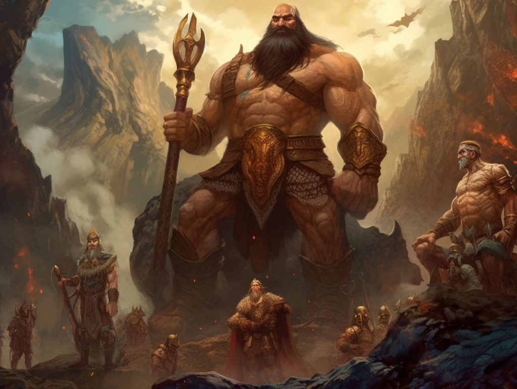 The Titans Arrive: ~3000 years ago – The Island of Thain